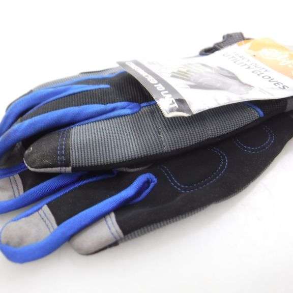 24/7 Life By 7-Eleven Heavy Duty Utility Gloves Large With Reinforced ...