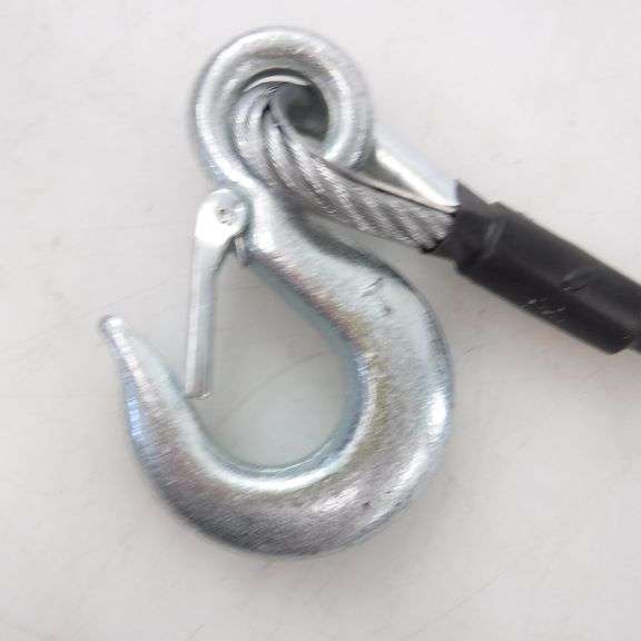 6' Safety Cables With Clevis Slip Hooks, Coiled Cables - Dutch Goat