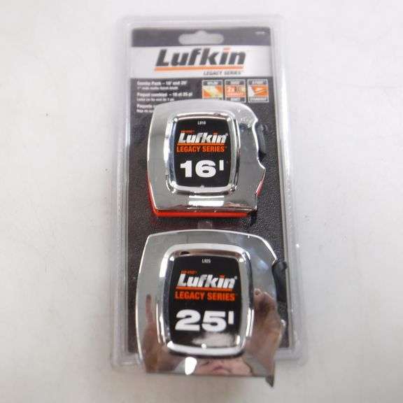 Lufkin Legacy Series Combo Pack HI-VIZ 16' And 25' Tape Measures 1 ...