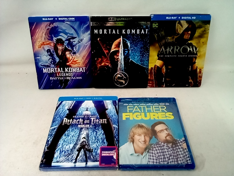 Assortment of 5 Blu-Ray DVD Movies - Assorted Ratings - Dutch Goat