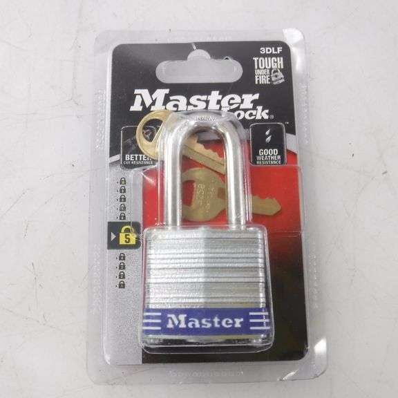 Master Lock Shackle 1-9/16" Key Padlock with Two Keys - Dutch Goat