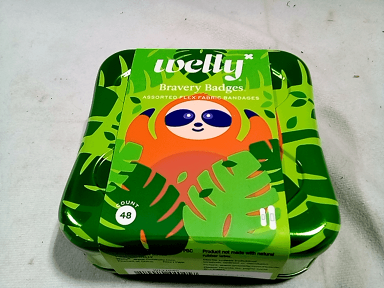 Box of 6 - Welly Bravery Badges Assorted Flex Fabric Bandages 48 Count ...
