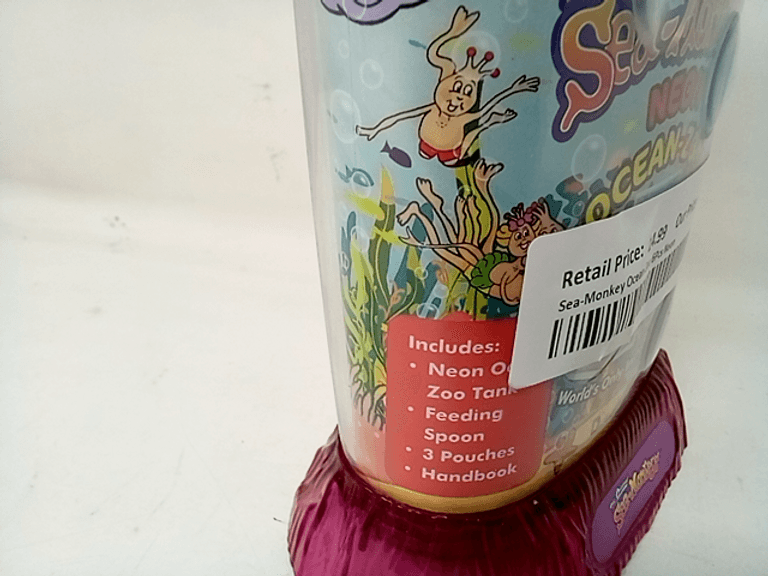 The Origianl Sea-Monkeys Neon Ocean Zoo Kit - World S Only Instant Pets ...