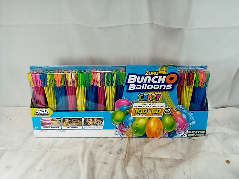 ZURU Bunch O Balloons Self Sealing 420 Water Balloon Summer Party 12 ...