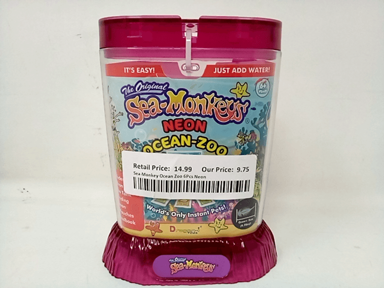 The Origianl Sea-Monkeys Neon Ocean Zoo Kit - World S Only Instant Pets ...