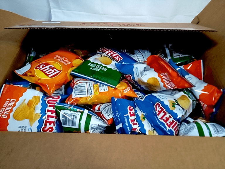 Case of Ruffles Cheddar and Sour Cream Chips - Dutch Goat