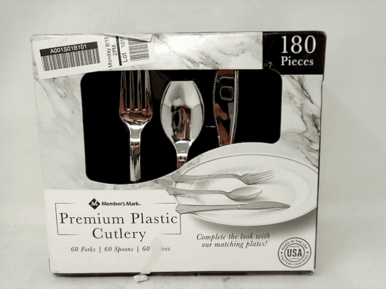 Member's Mark Premium Silver-Look Cutlery Combo (180 Ct.) - Dutch Goat