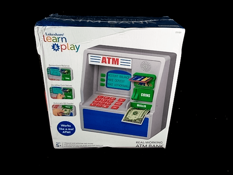 Lakeshore, Learn & Play, Real Working ATM Bank Toy, Multi-Color - Dutch ...