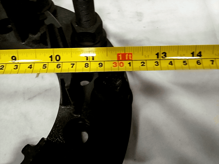 8-10 Lug Steel Dually Wheel Adapter, 1', Black - Dutch Goat