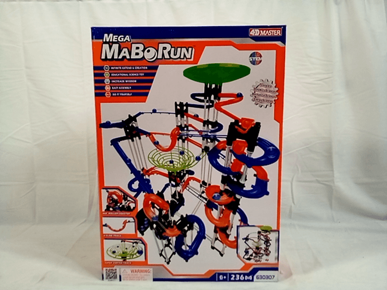 Mega MaboRun, 236-Pieces Marble Run Kit, Multi-Color - Dutch Goat