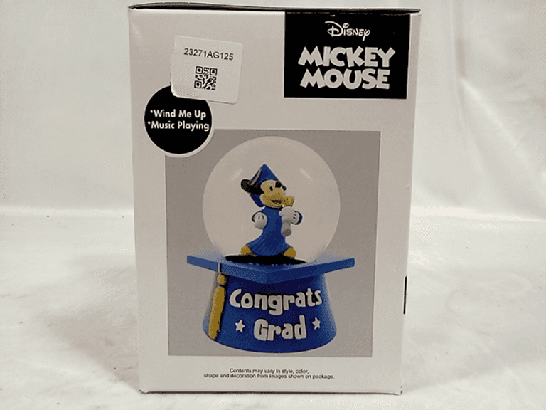 Disney Mickey Graduation Water Globe - 1.0 Ea - Dutch Goat
