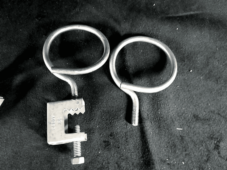 Erico Caddy, Beam Clamp For Flanges 1/4", Pack Of 100, Silver - Dutch Goat