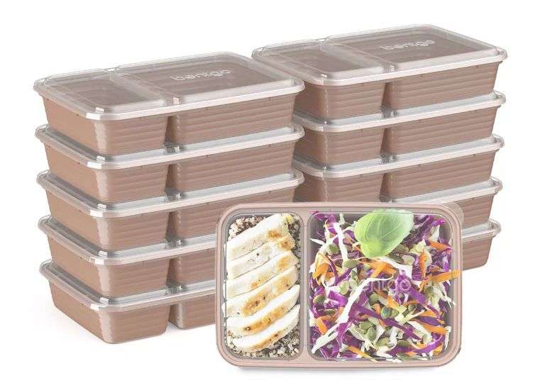 Bentgo Prep Portion-Perfect Meal Trays, 10-Sets - Dutch Goat
