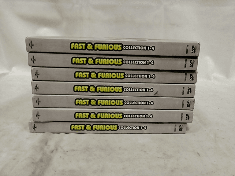Fast And Furious Collection 1-4 DVD Packs, Multi-Color - Dutch Goat