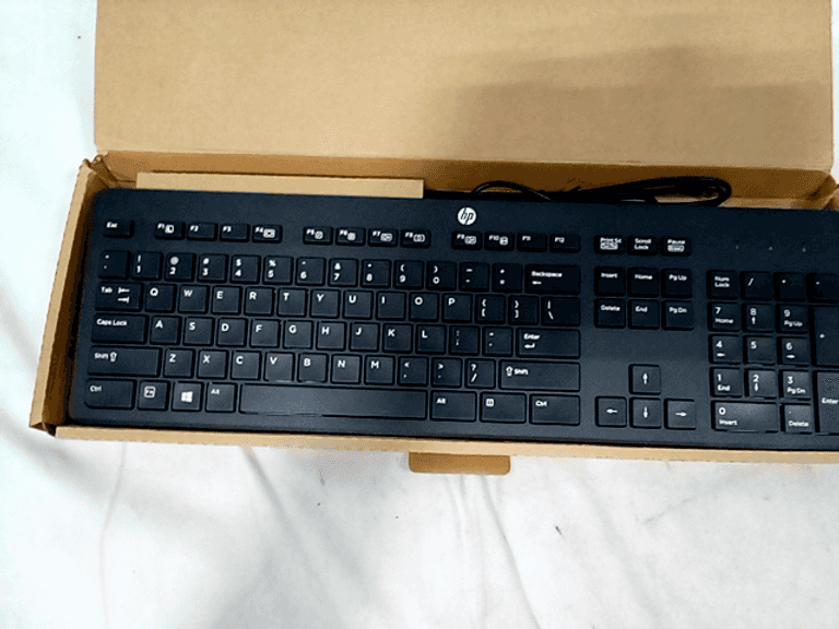 HP KU-1469, Business Slim Keyboard, Black - Dutch Goat