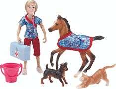 Breyer Freedom Series (Classics) Day at The Vet Doll & Animals Set | 8 ...