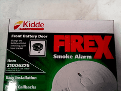 Lot of 2 - Kidde i12060, Wire-In Ionization Smoke Alarm With Battery ...