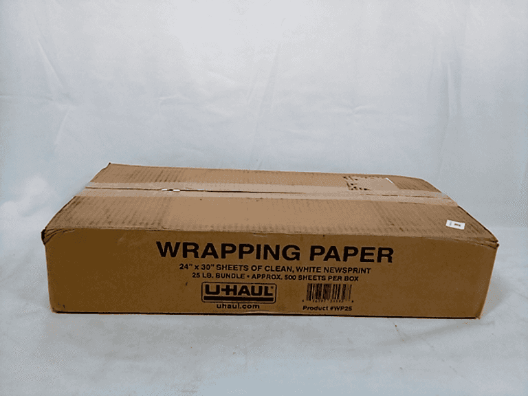 U-Haul Wrapping Paper 24"x30" Sheets of Clean, White Newsprint 500 ...