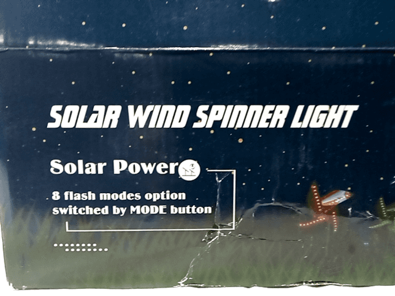 Solar Wind RGB Outdoor Spinner Light, 2-Pack, Gold, Multi-Color - Dutch ...
