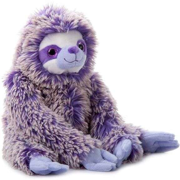 The Petting Zoo Purple Sloth Stuffed Animal Gifts for Kids Purple Sloth ...