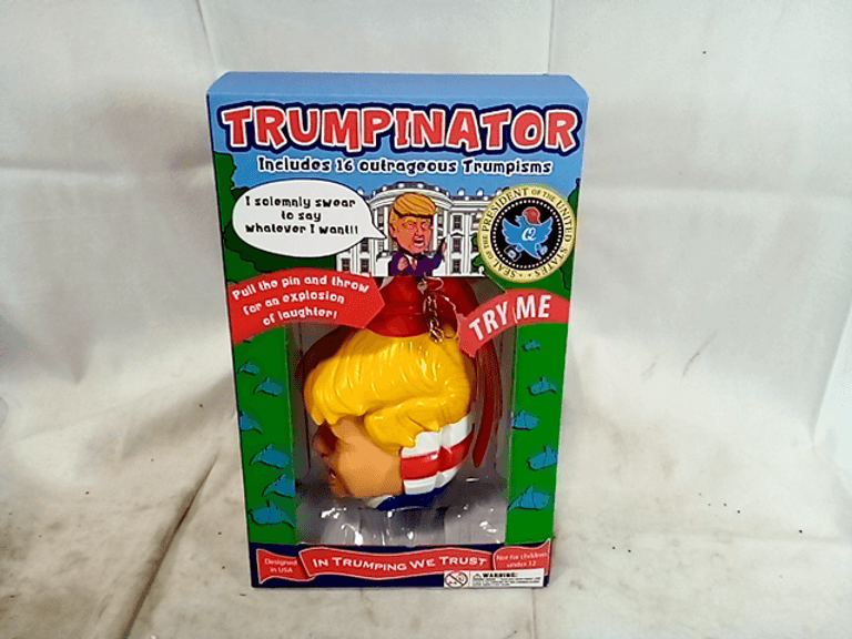 Trumpinator Talking Donald Trump Toy Grenade, Multi-Color - Dutch Goat