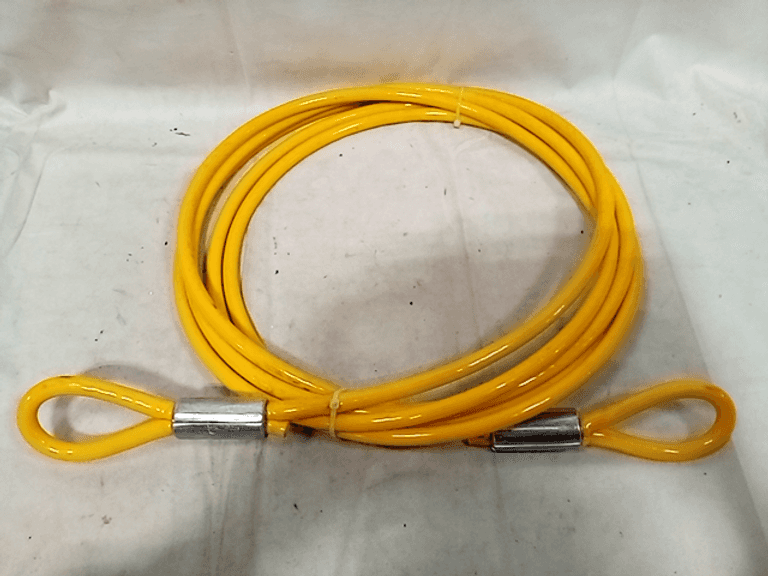 Commercial HD Braided Galvanized Steel Anti-Theft Security Cable w/Loop ...