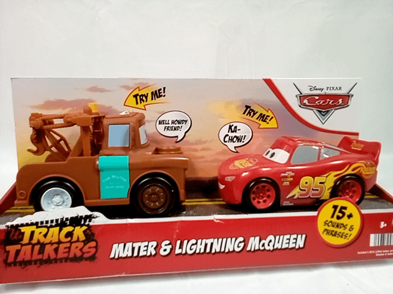Disney Pixar Cars Track Talkers Mater & Lightning McQueen - Dutch Goat