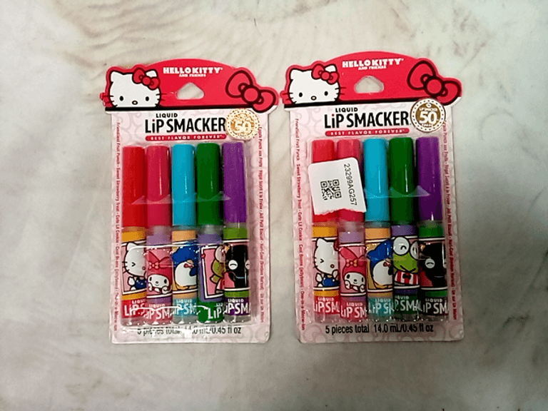 Lip Smacker Sanrio Hello Kitty and Friends Liquid Gloss, 5-Piece/Pack ...