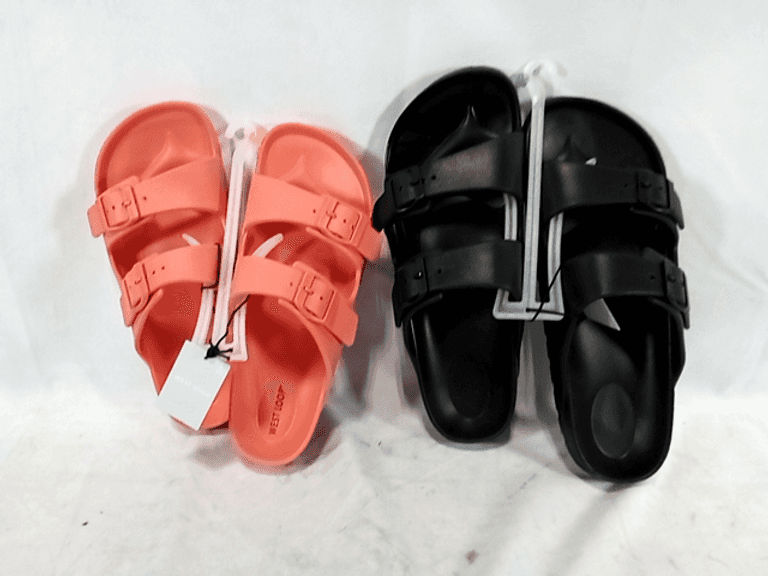 Assortment of 2 - Assortment Of West Loop Sandals, Orange, Black ...