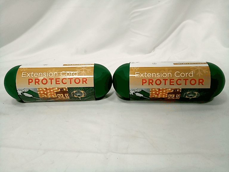 Lot of 2 - Extension Cord Protector Safety Seals for Indoors/Outdoor ...
