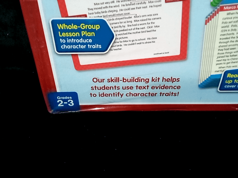 Lakeshore Character Traits - Finding Evidence Comprehension Kit - Dutch ...