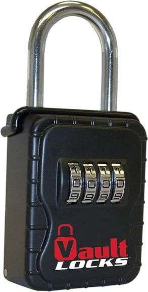 Lot of 4 - Vault Locks 3200 Key Lock Box w/Set Your Own 4 Digit ...