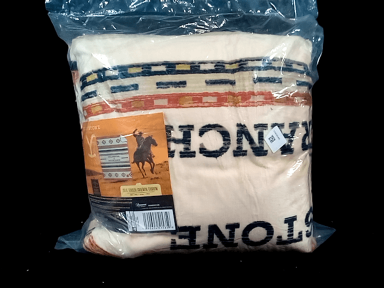 Yellowstone Silk Touch Sherpa Reverse Throw 60" x 70" - Dutch Goat