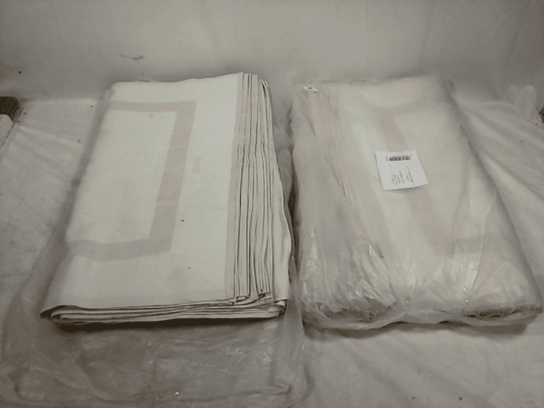 Halftone Fabric/Cloth, Ivory, White - Dutch Goat