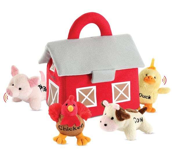 Talking Barnyard Friends Plush Toy Set, 5-Piece - Dutch Goat