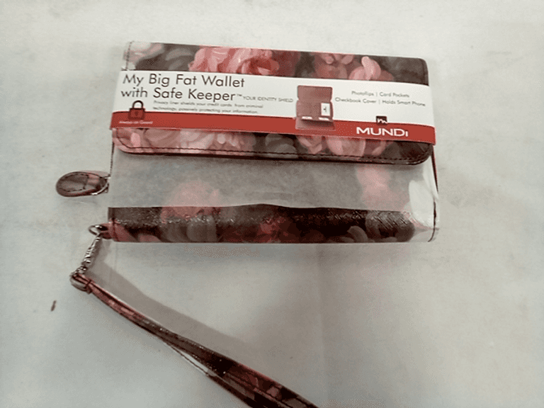 My Big Fat Wallet With Safe Keeper, Floral Print, Multi-Color - Dutch Goat