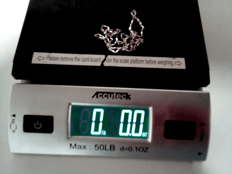 Cable Neck Chain Necklace, 18", Silver - Dutch Goat