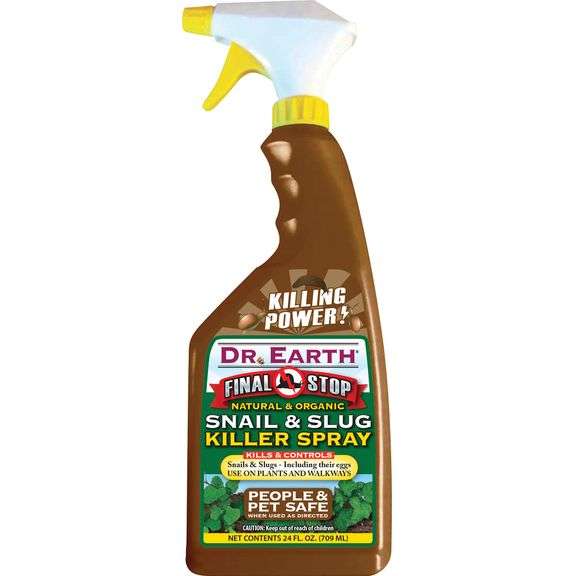 Lot of 2 - Dr. Earth Final Stop Snail & Slug Killer Spray 24 Oz RTU ...