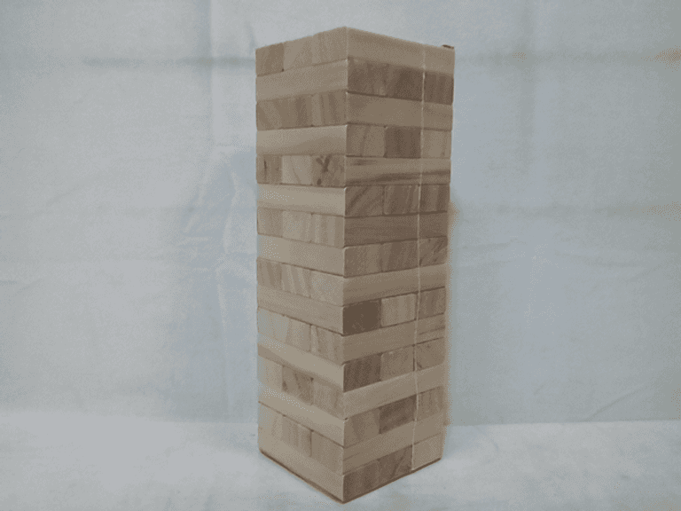 Jenga Game/Wooden Blocks, Natural - Dutch Goat