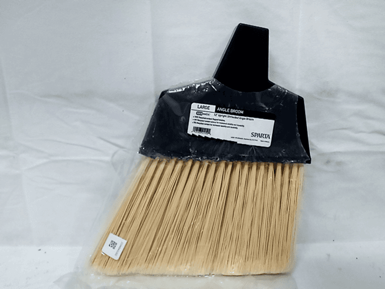 Sparta 12" Upright Shrouded Angle Broom, Large - Dutch Goat
