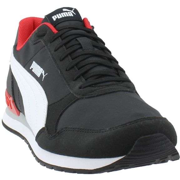 Puma, ST Runner V2 NI Lace Up Sneakers & Puma Lace, Size 9, Black ...