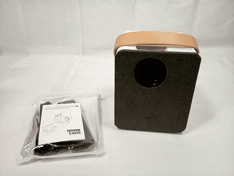 Full HD Screenless Mini TV Projector, 4K, Black - Dutch Goat