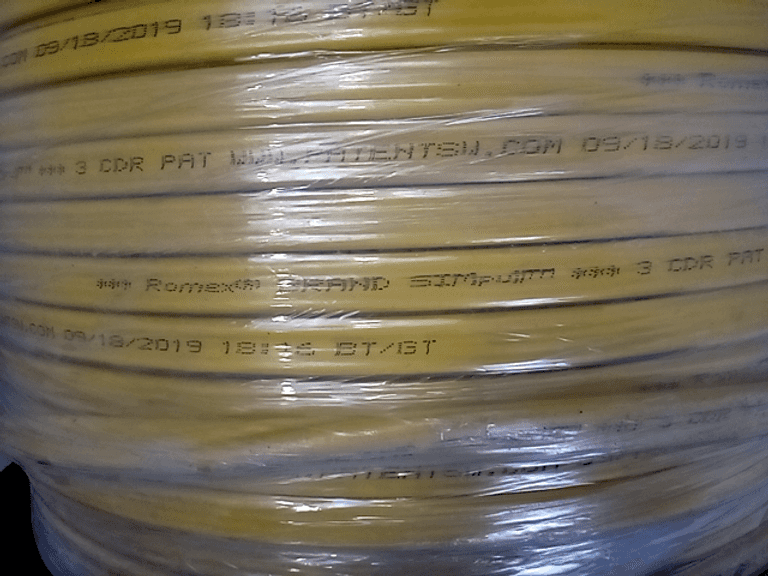 Ground Romex Indoor Electrical Wire Yellow - Dutch Goat