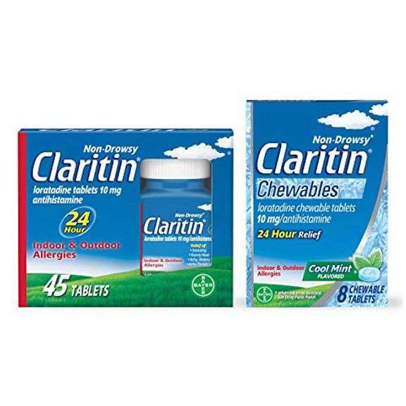 Claritin 24 Hour Allergy Medicine - Chewable Tablets Cool Mint - Dutch Goat