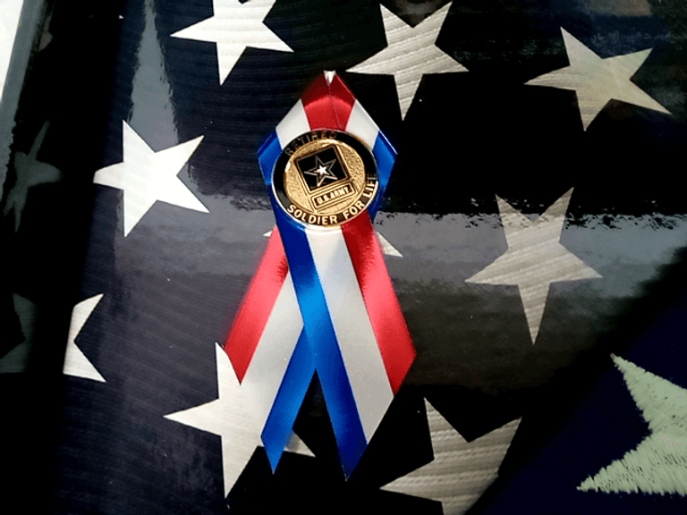 Retired Soldier for Life Flag - Dutch Goat