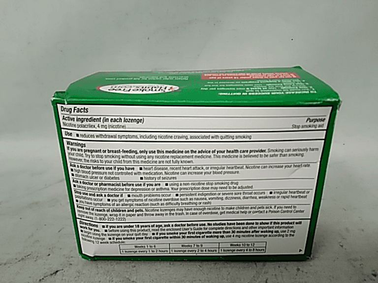 Member's Mark Mini Nicotine Lozenges, 4mg - Mint Flavor - Dutch Goat