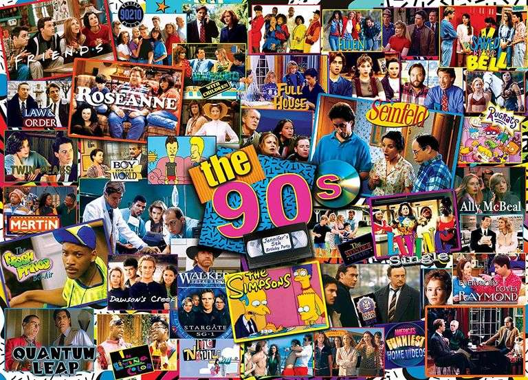 Master Pieces TV Time The 90s Jigsaw Puzzle 1000 Pcs - Dutch Goat