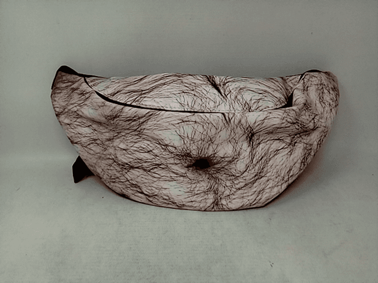 Hairy Belly Button Waist/Hip Fanny Pack -- Adjustable - Dutch Goat