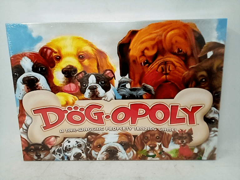 Late for the Sky Dog-Opoly Monopoly Finance Board Game - Dutch Goat