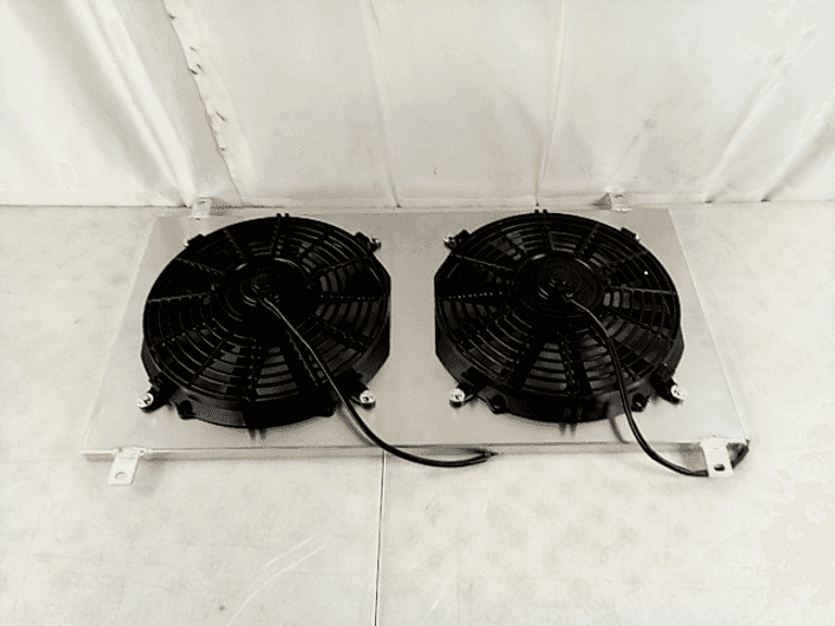 Alloy Engine Cooling Radiator Fan Shroud For Cars, Silver, Black ...